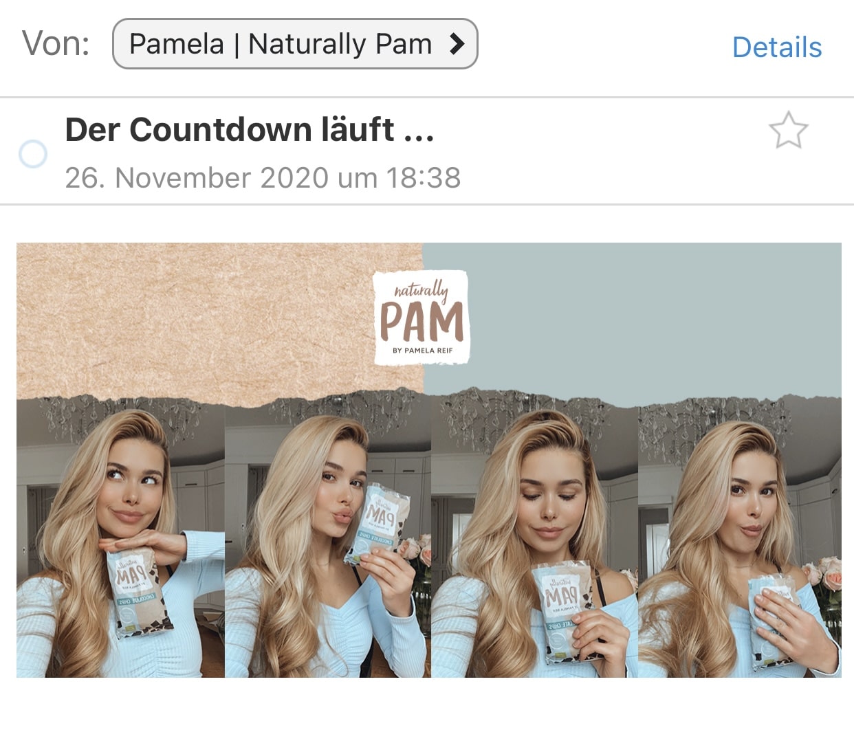 Naturally Pam - alle Infos zur neuen Food Brand von Pamela Reif