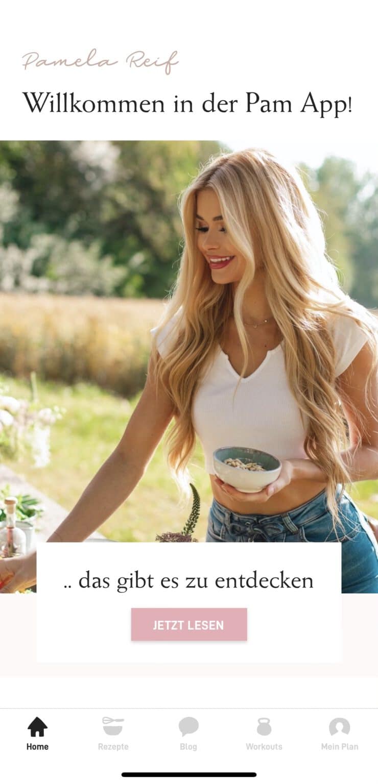 Pam App - alle Infos dazu & lohnt sich die neue Pamela Reif App?