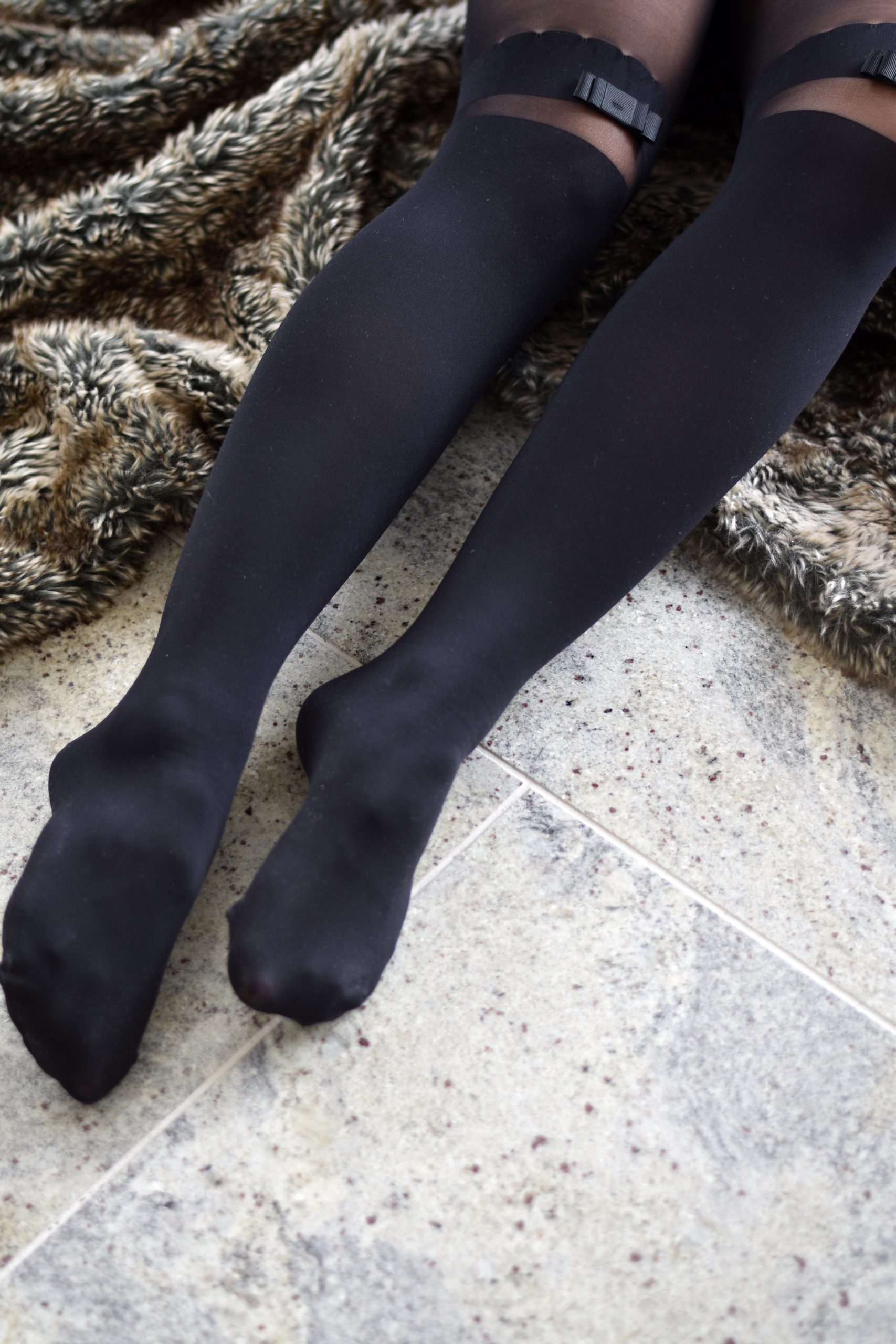 Strumpfhose im Overknee Look - amour de soi by Tina Carrot